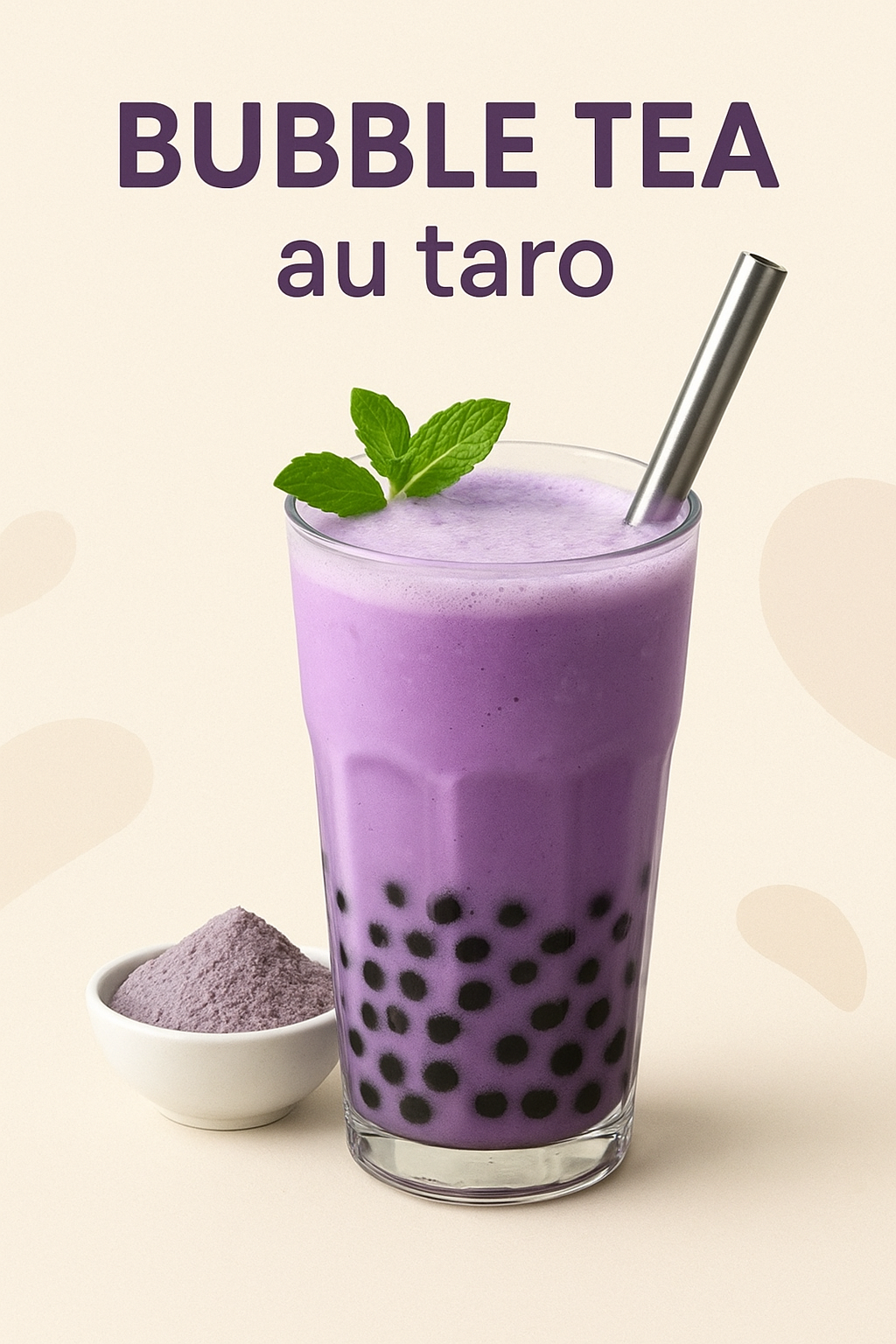 Le Bubble Tea au Taro : la boisson tendance aux saveurs uniques – Taro Bio
